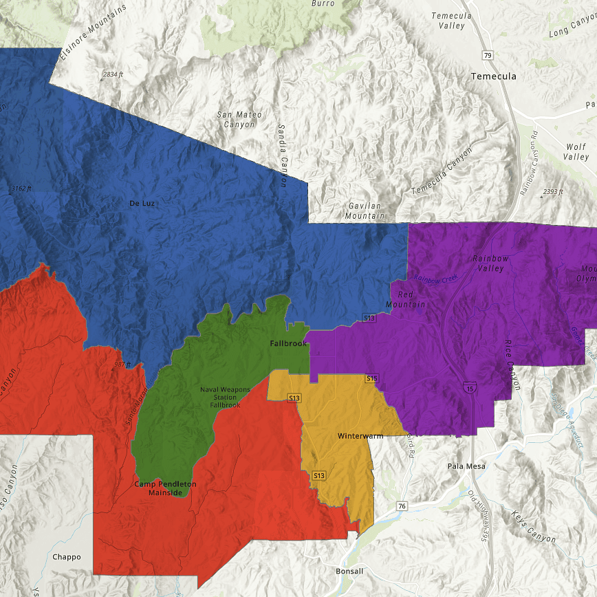 Fallbrook Union High | DRAFT MAPS