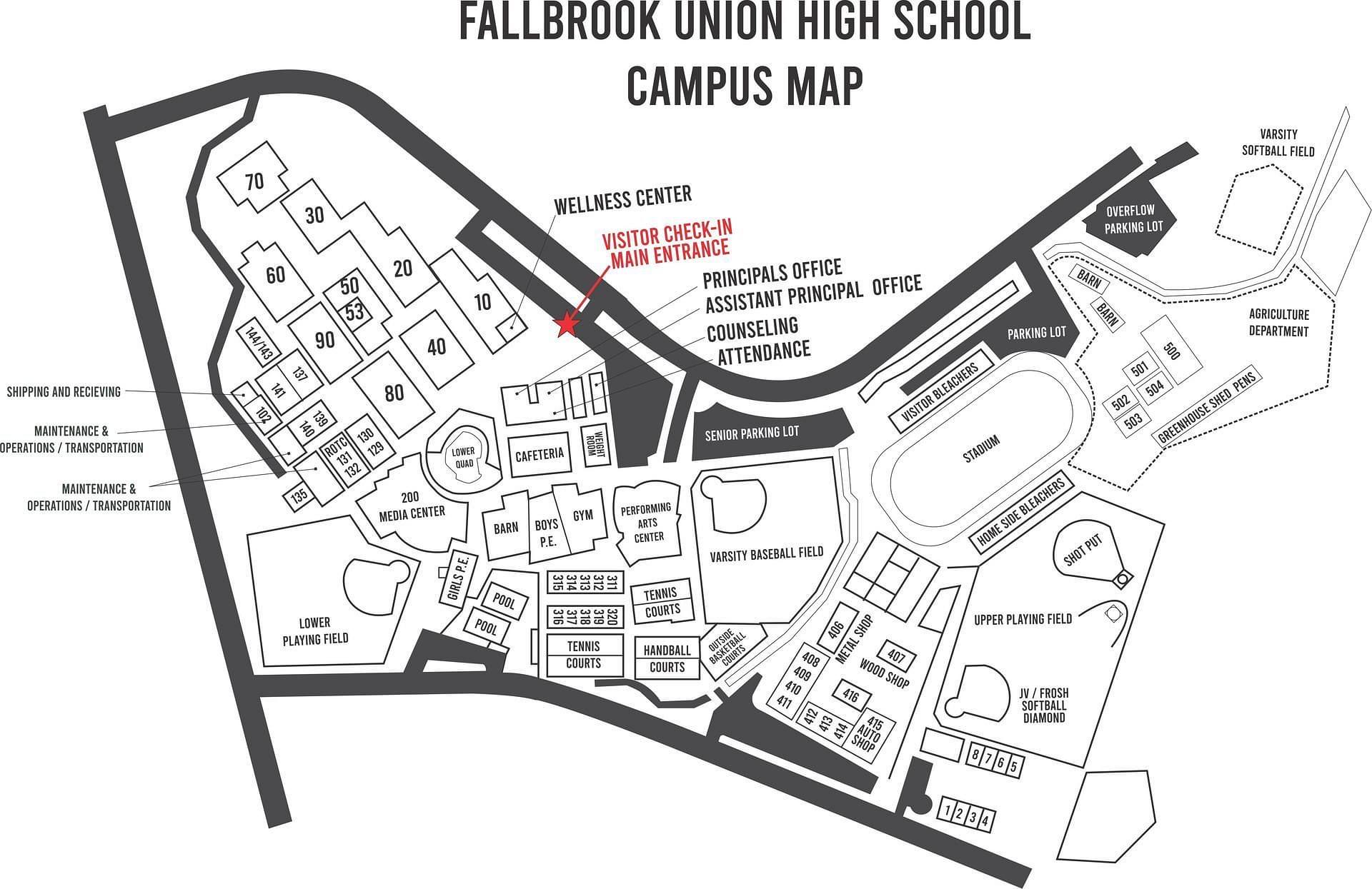 Fallbrook Union High | Campus Map