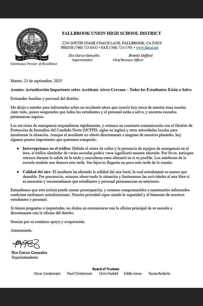 Fallbrook Union High | District Home